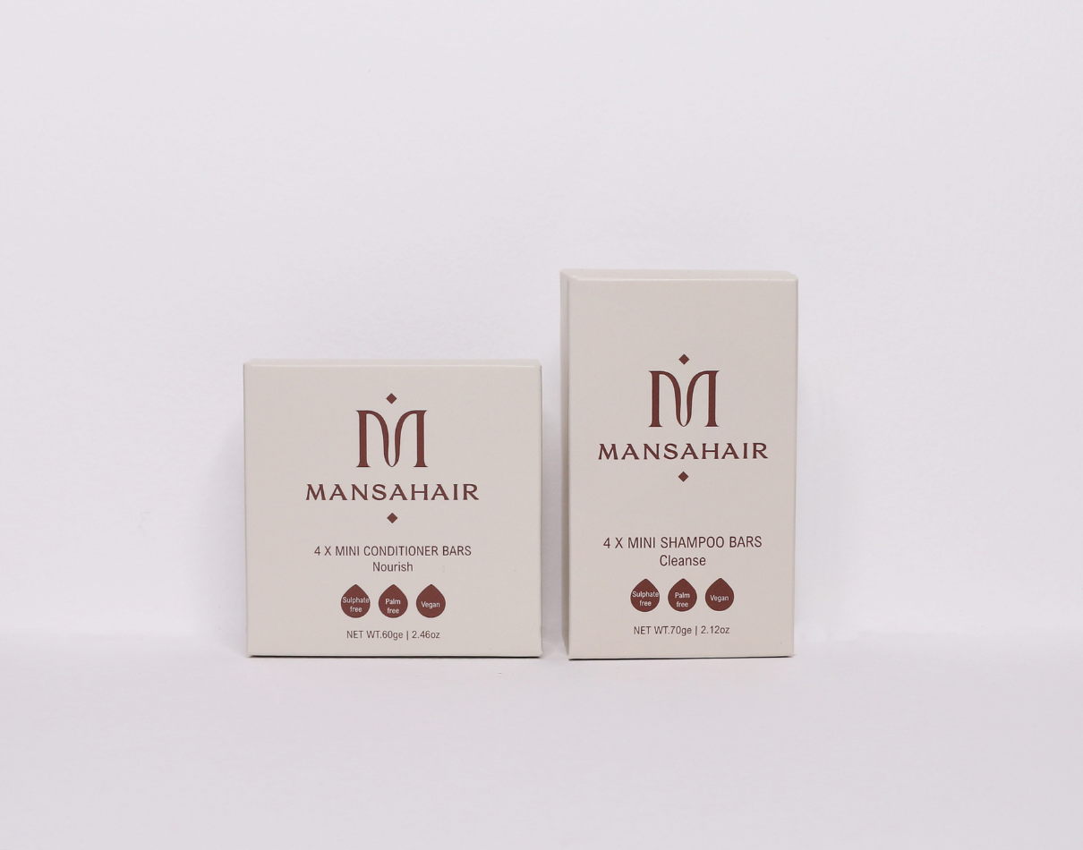 Dynamic Duo: Shampoo and Conditioner Combo Mini Bars – Mansahair